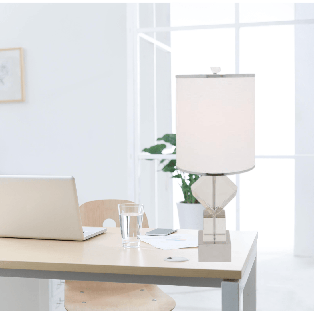 Crystal Cubes USB Table Lamp // 1 Light – Lights & Things